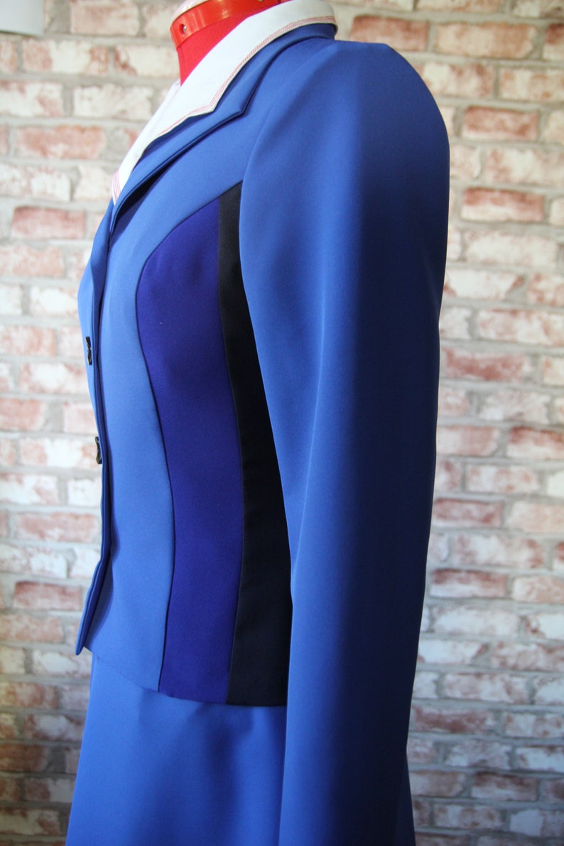 3 Piece Blue Costume. Agent Costume Cosplay | Etsy