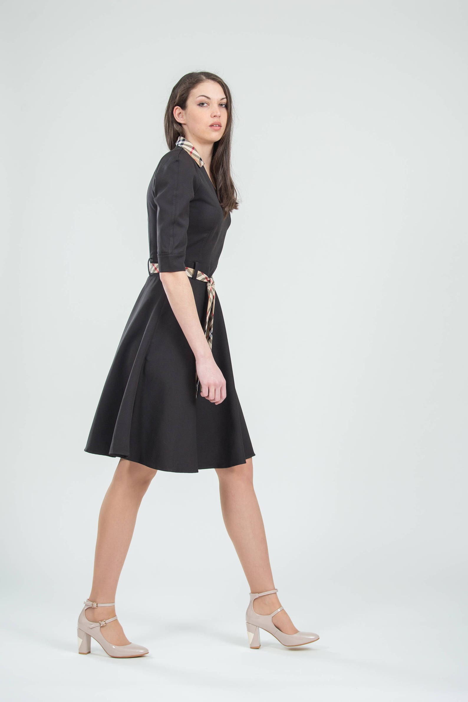 Casual Black Dress Womens Everyday Clothing Fit and Flare - Etsy