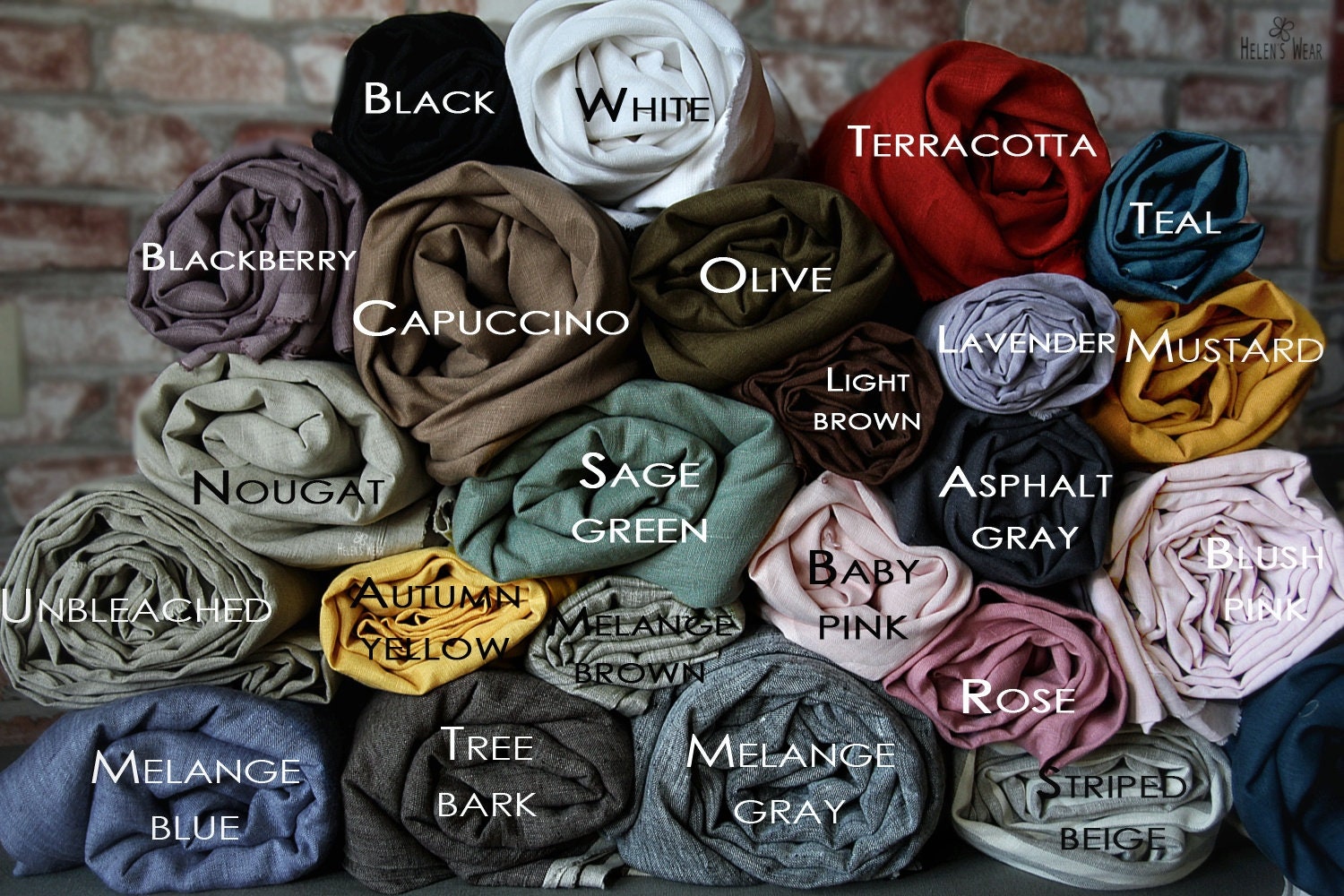 Wrap Linen Dress With Pockets Women. Unbleached Pure Linen - Etsy