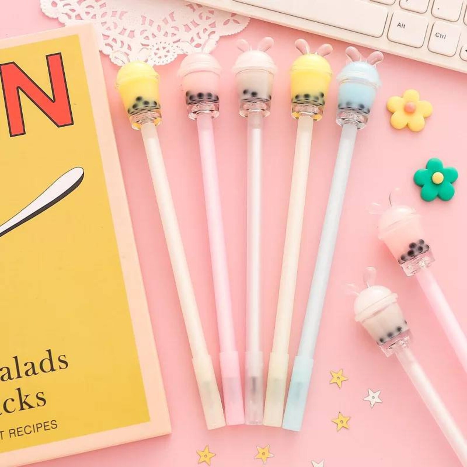 Cute Bubble Tea Rollerball Gel Pen | Etsy