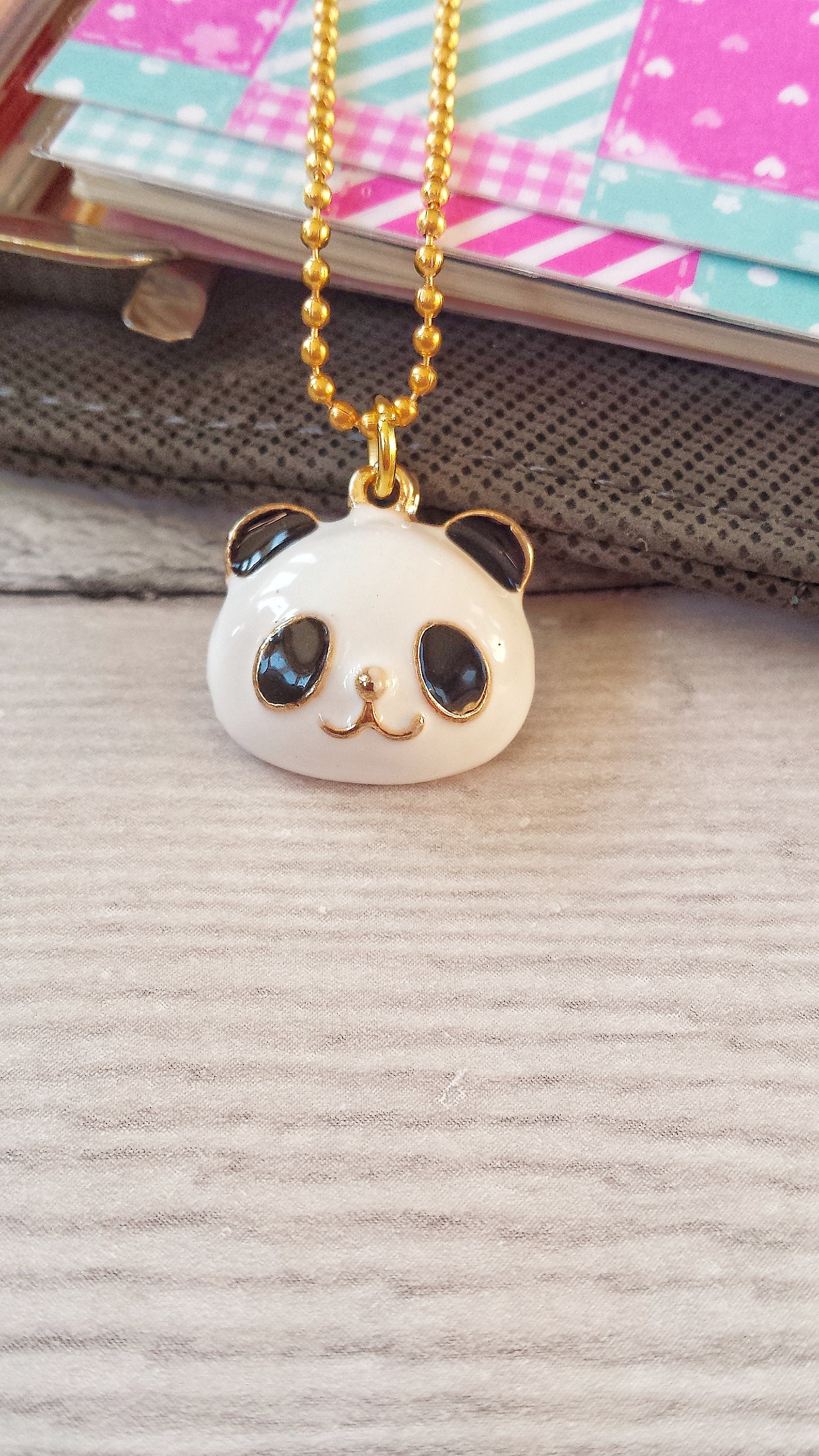 Panda Planner Charm// Panda Stitch Marker// Black & White - Etsy UK