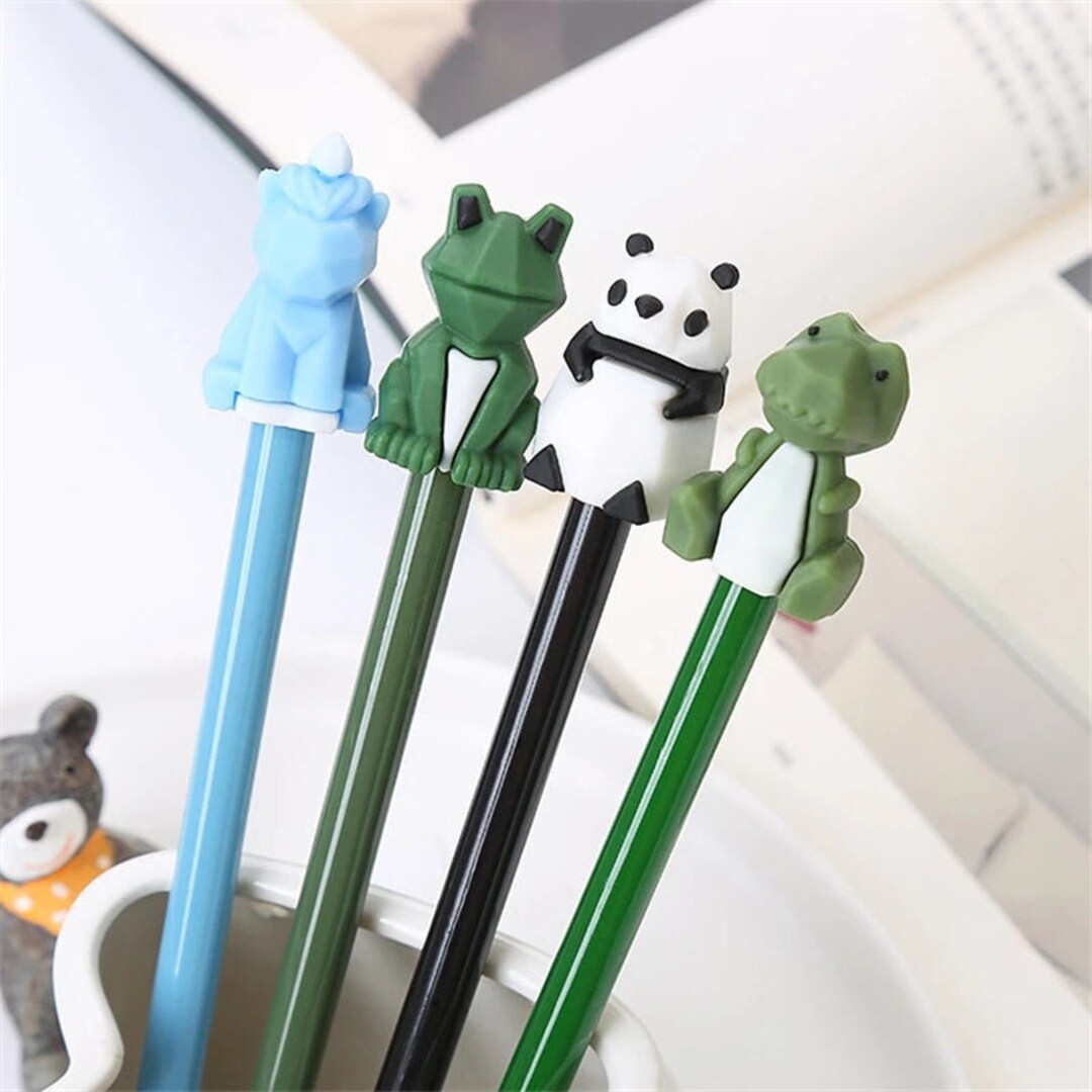 Cute Geometric Animal Rollerball Gel Pen - Etsy