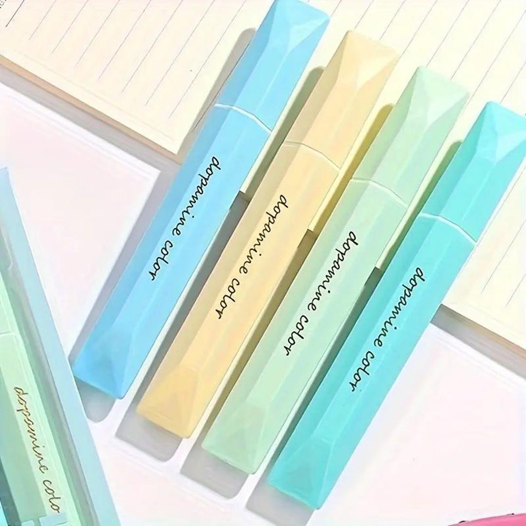 Dopamine Colour Highlighter Set – Brighten Your Notes & Your Mood! - Etsy