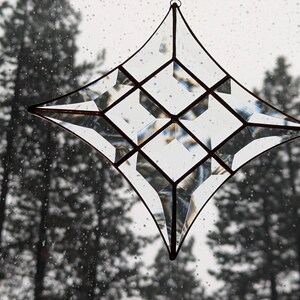 Beveled Glass Diamond - Etsy