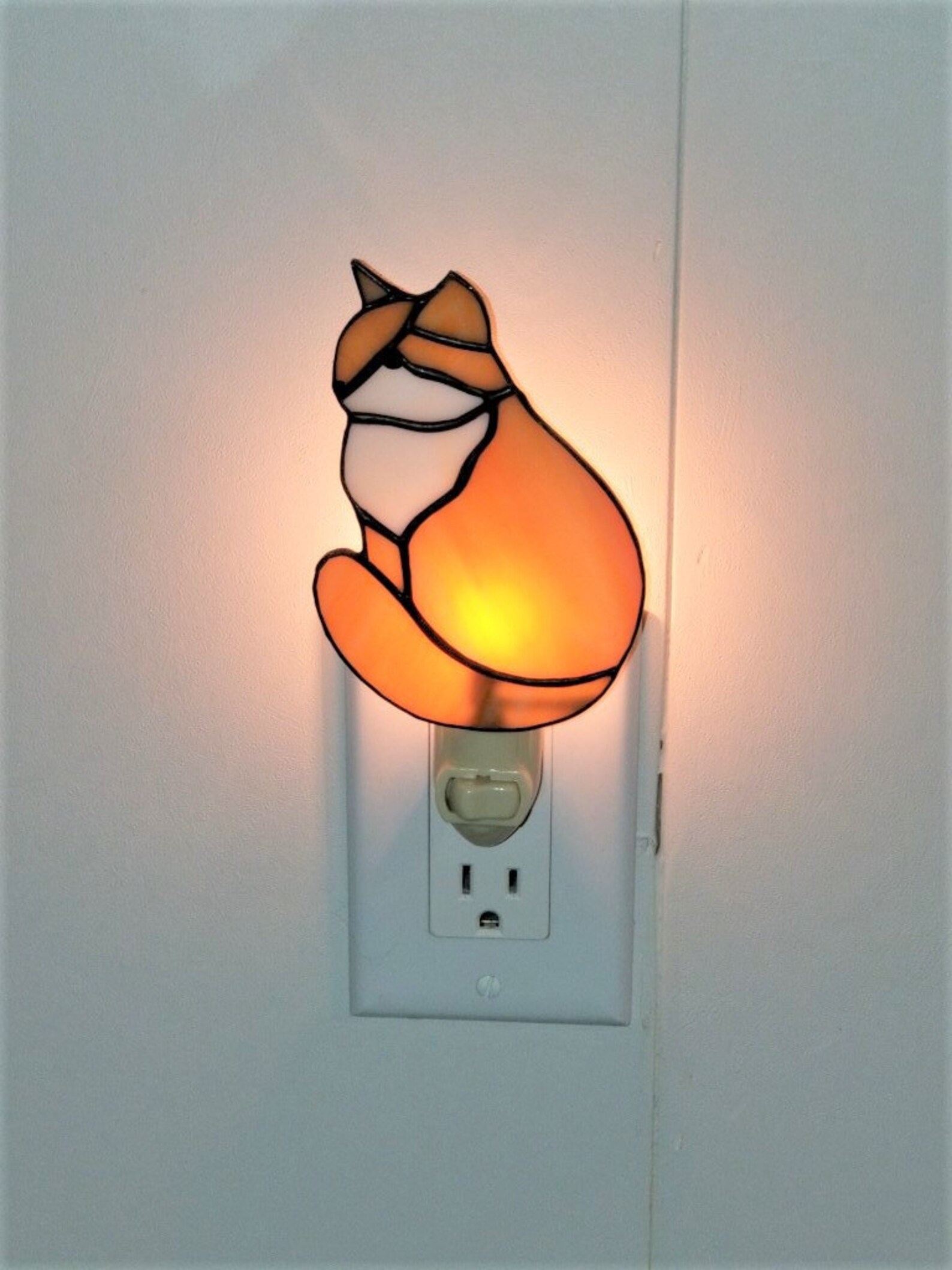Fluffy Cat Night Light - Etsy