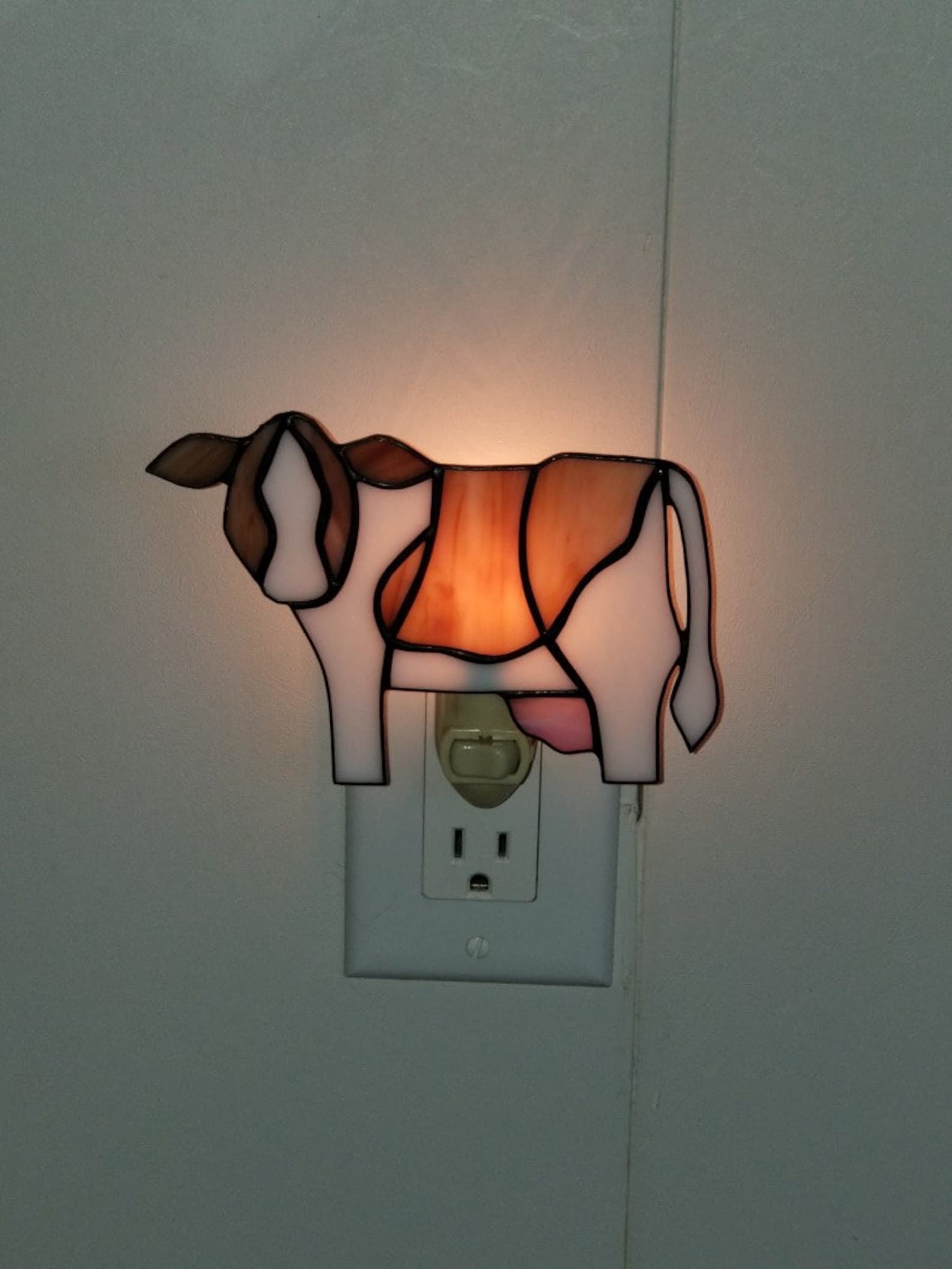 Brown Cow Night Light - Etsy