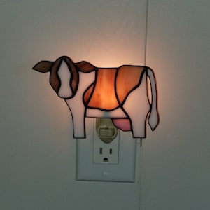 Brown Cow Night Light - Etsy