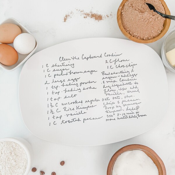 Personalized Recipe Plate - Etsy