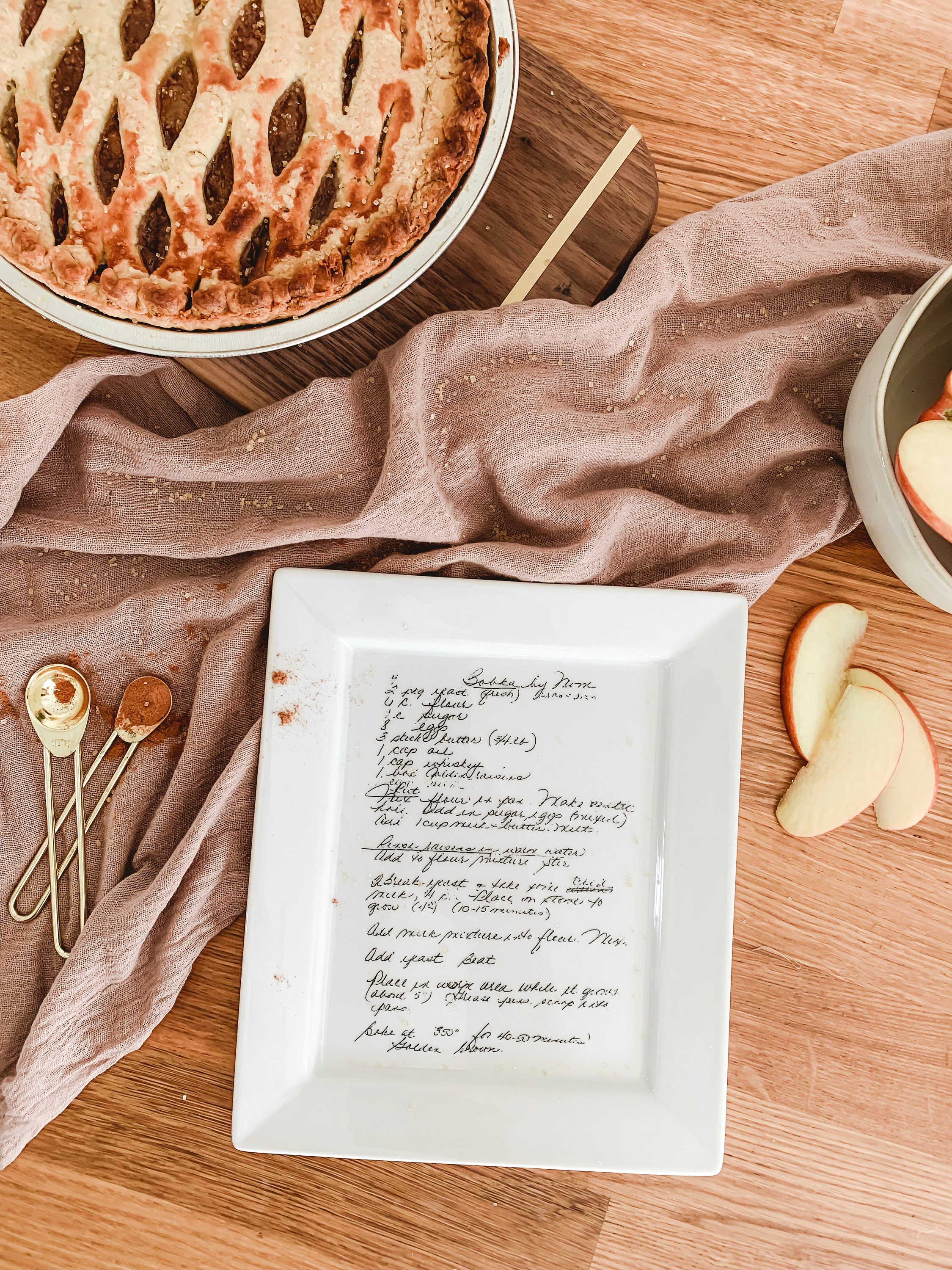 Personalized Recipe Plate // Handwritten Recipe // Comes with | Etsy