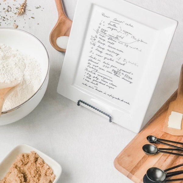 Personalized Recipe Plate - Etsy