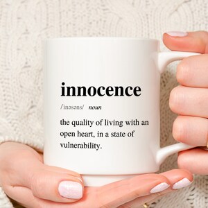 Innocence Definition Mug, Enneagram 8 Mug, Enneagram 8 Gift, Enneagram ...