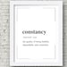 Constancy Definition Print, Enneagram 7 Virtue, Enneagram 7 Printable ...