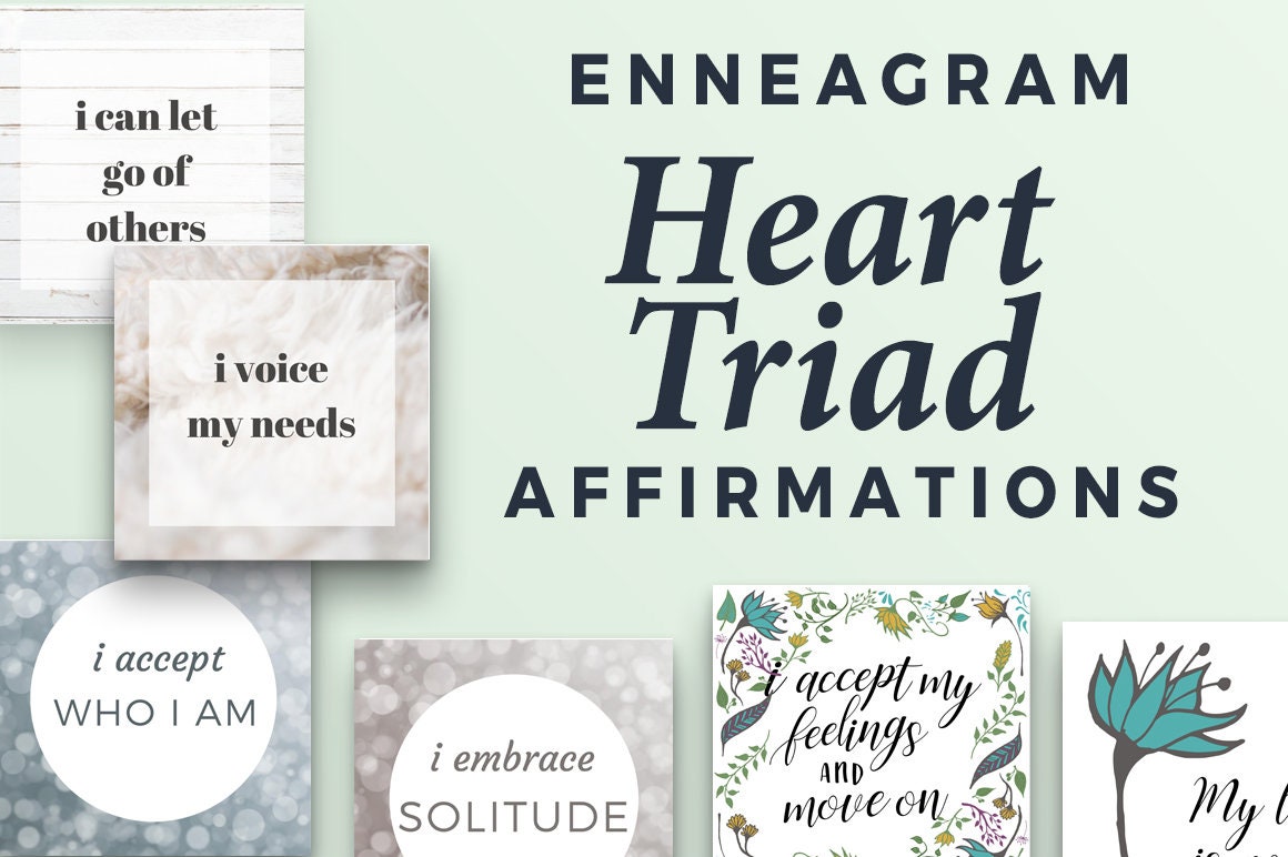 Enneagram Heart Triad Card Set, Enneagram 2, Enneagram 3, Enneagram 4 ...