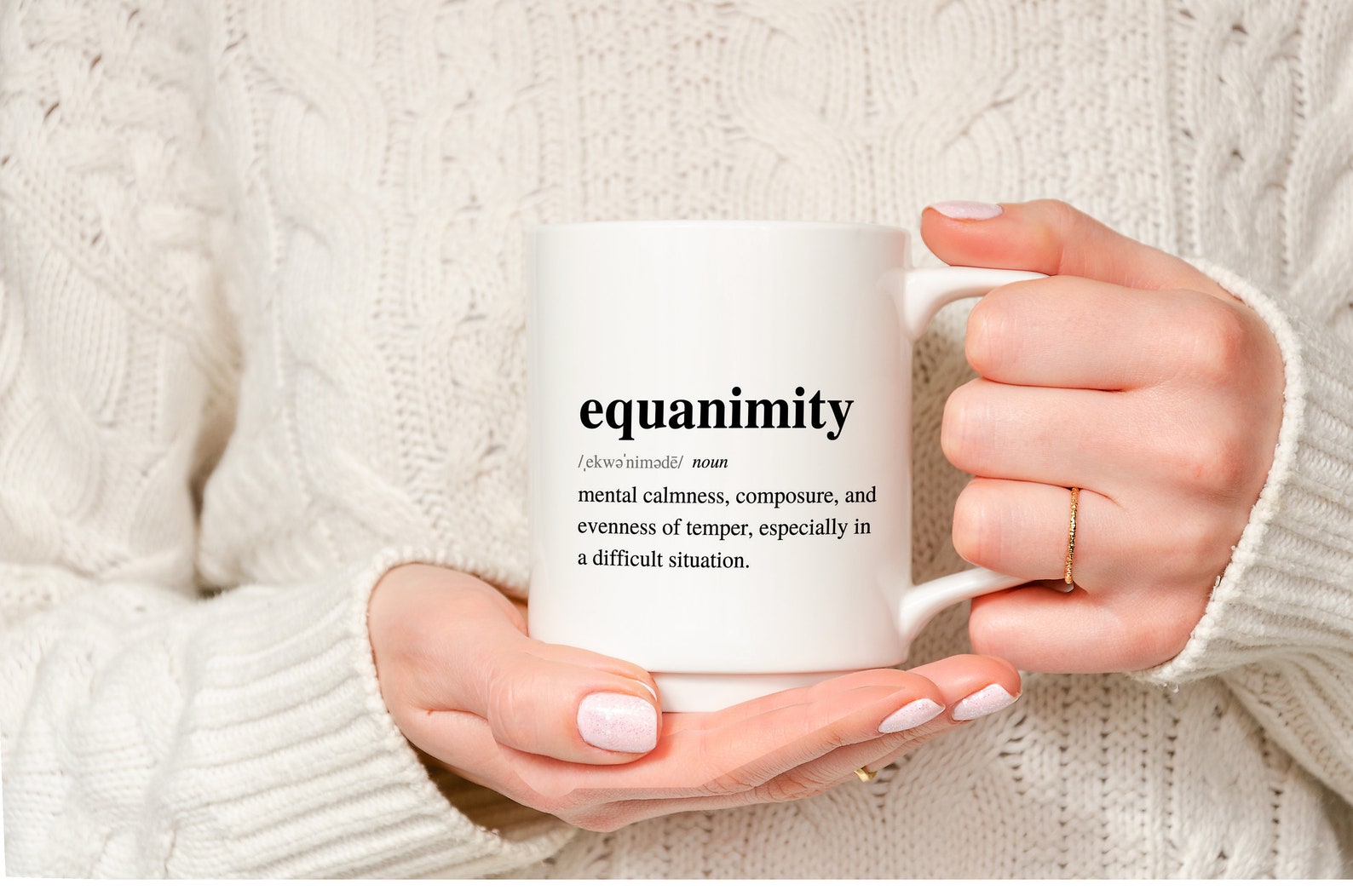 Equanimity Definition Mug, Enneagram 4 Mug, Enneagram 4 Gift, Enneagram ...