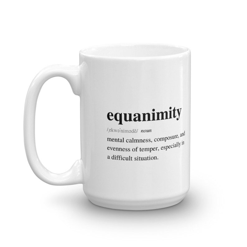 Equanimity Definition Mug, Enneagram 4 Mug, Enneagram 4 Gift, Enneagram ...