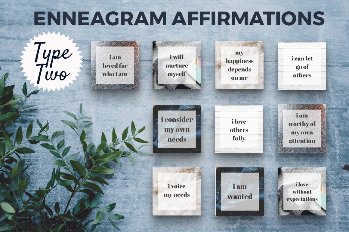 Enneagram Heart Triad Card Set Enneagram 2 Enneagram 3 - Etsy