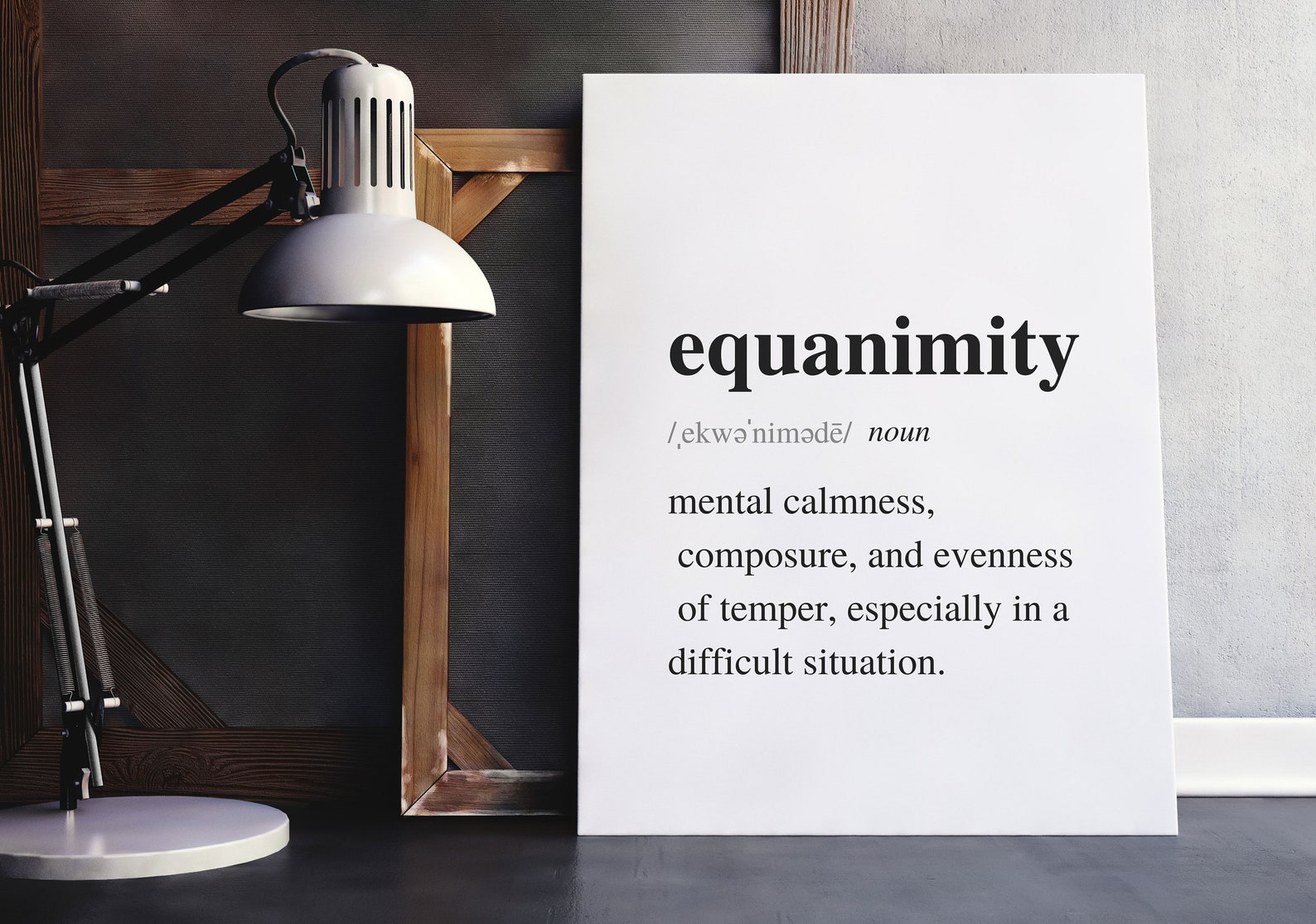 Equanimity Definition Print, Enneagram 4 Virtue, Enneagram 4 Printable Wall Art - Etsy