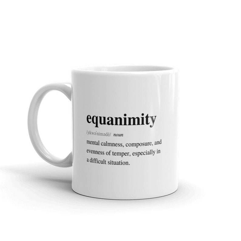 Equanimity Definition Mug, Enneagram 4 Mug, Enneagram 4 Gift, Enneagram ...