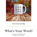 Connected Coffee Mug, Word of the Year, Inspirational Word, One Little ...