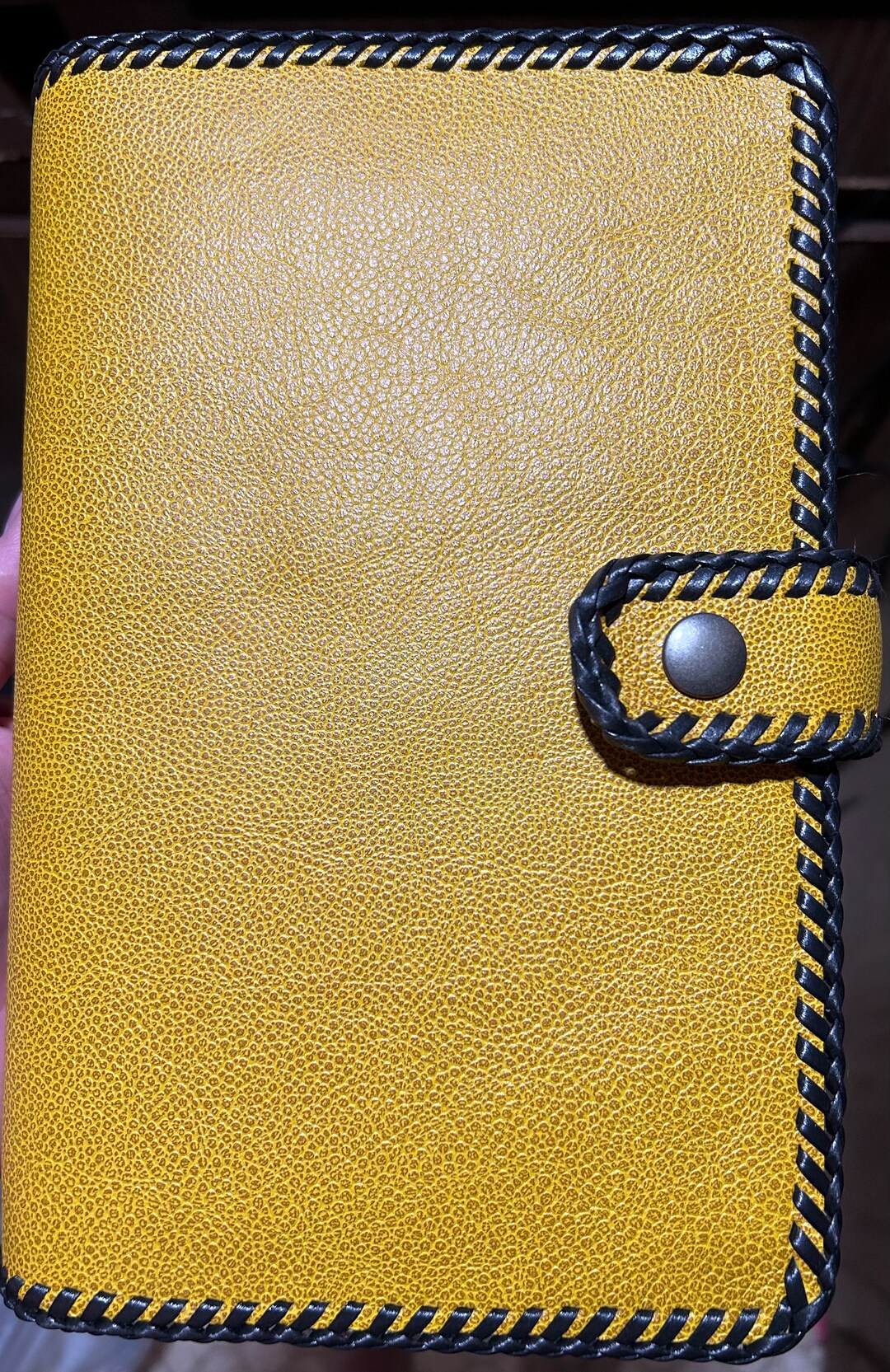 Double AA Big Book & 12 and 12 Book Cover. Yellow Small Pebble Grain ...