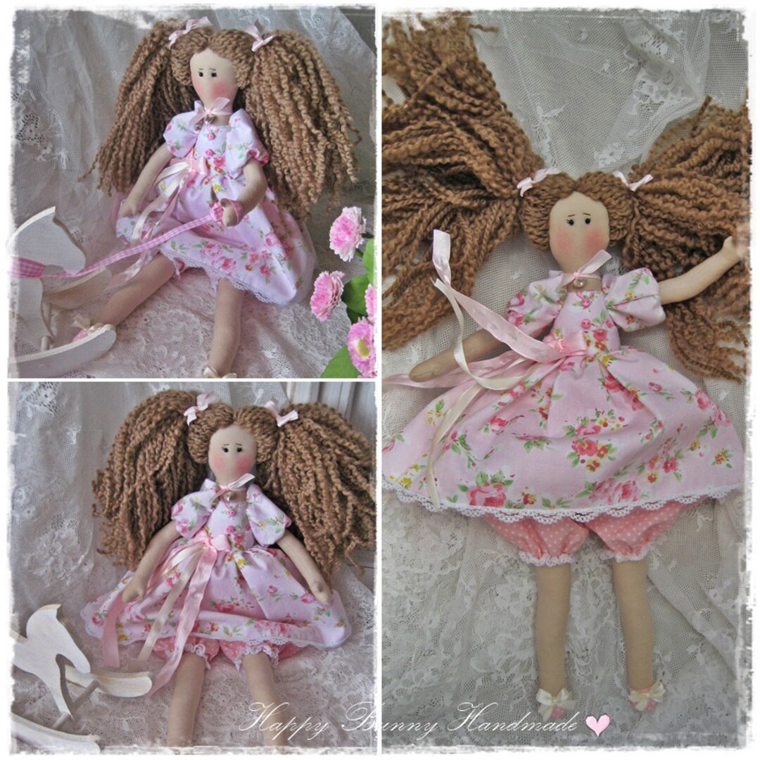 Tilda Doll Lucy Textile Doll Tilda Rag Doll Primitive Doll Handmade ...