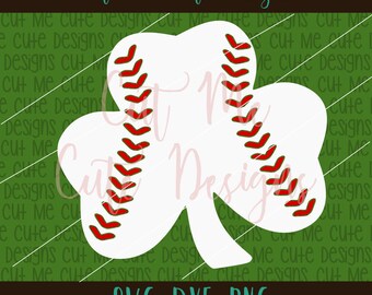 Shamrock Baseball Svg - Etsy