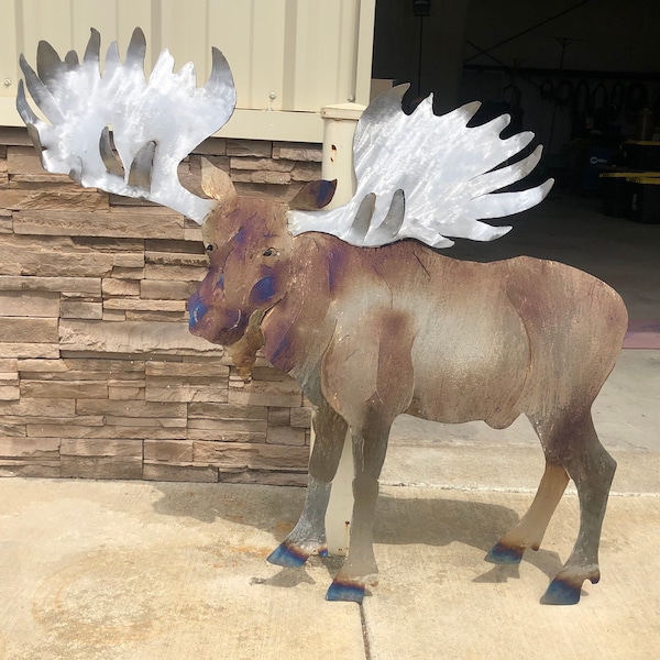 Metal Moose - Etsy