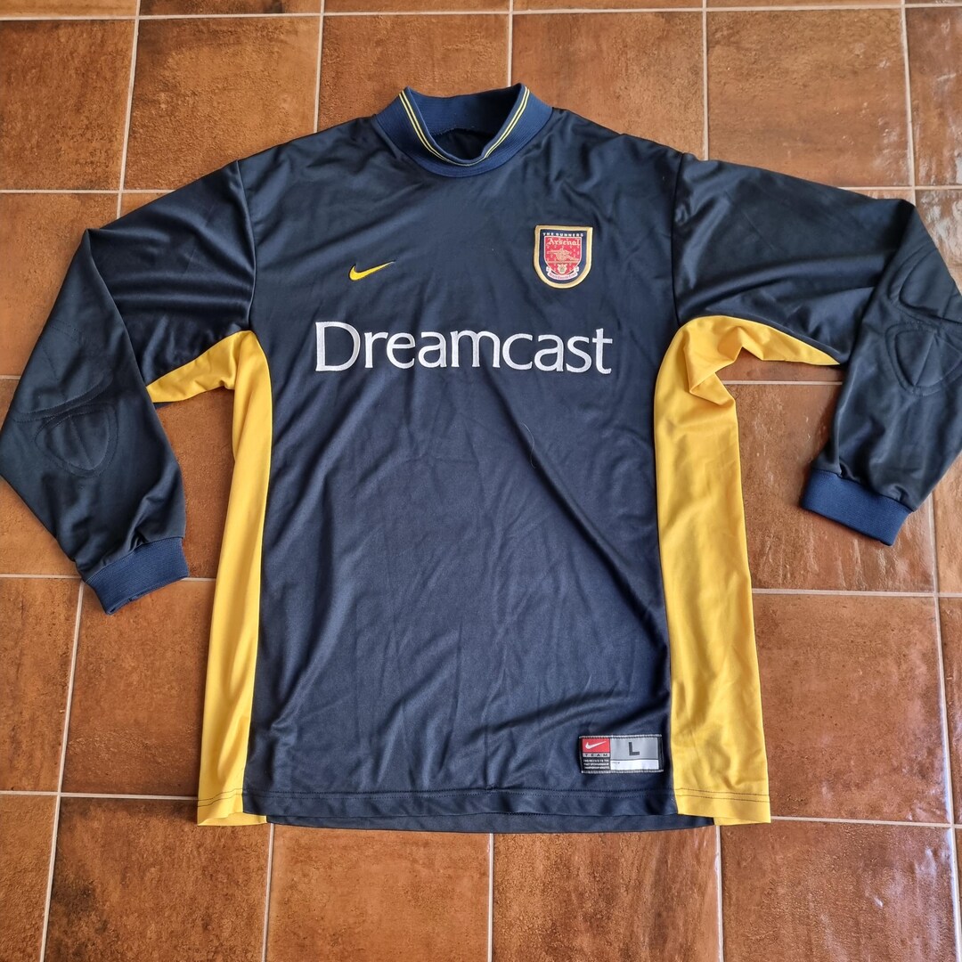 Vintage Arsenal 1999-2000 Football Goalkeeper Shirt DREAMCAST NIKE - Etsy