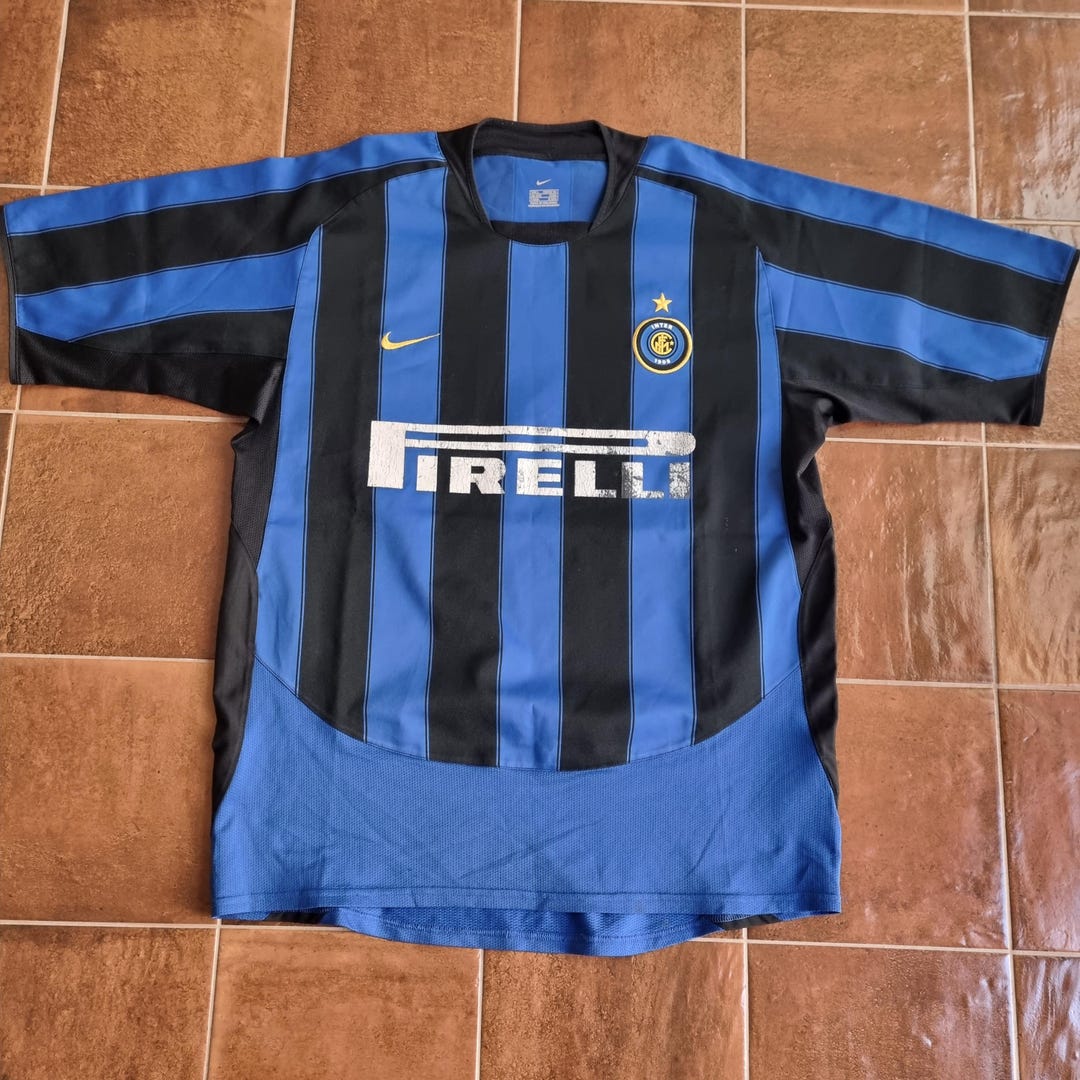 Vintage Inter 2003-2004 Football Shirt PIRELLI NIKE - Etsy