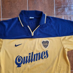 Vintage Boca Juniors 1998-1999 Football Shirt QUILMES NIKE - Etsy