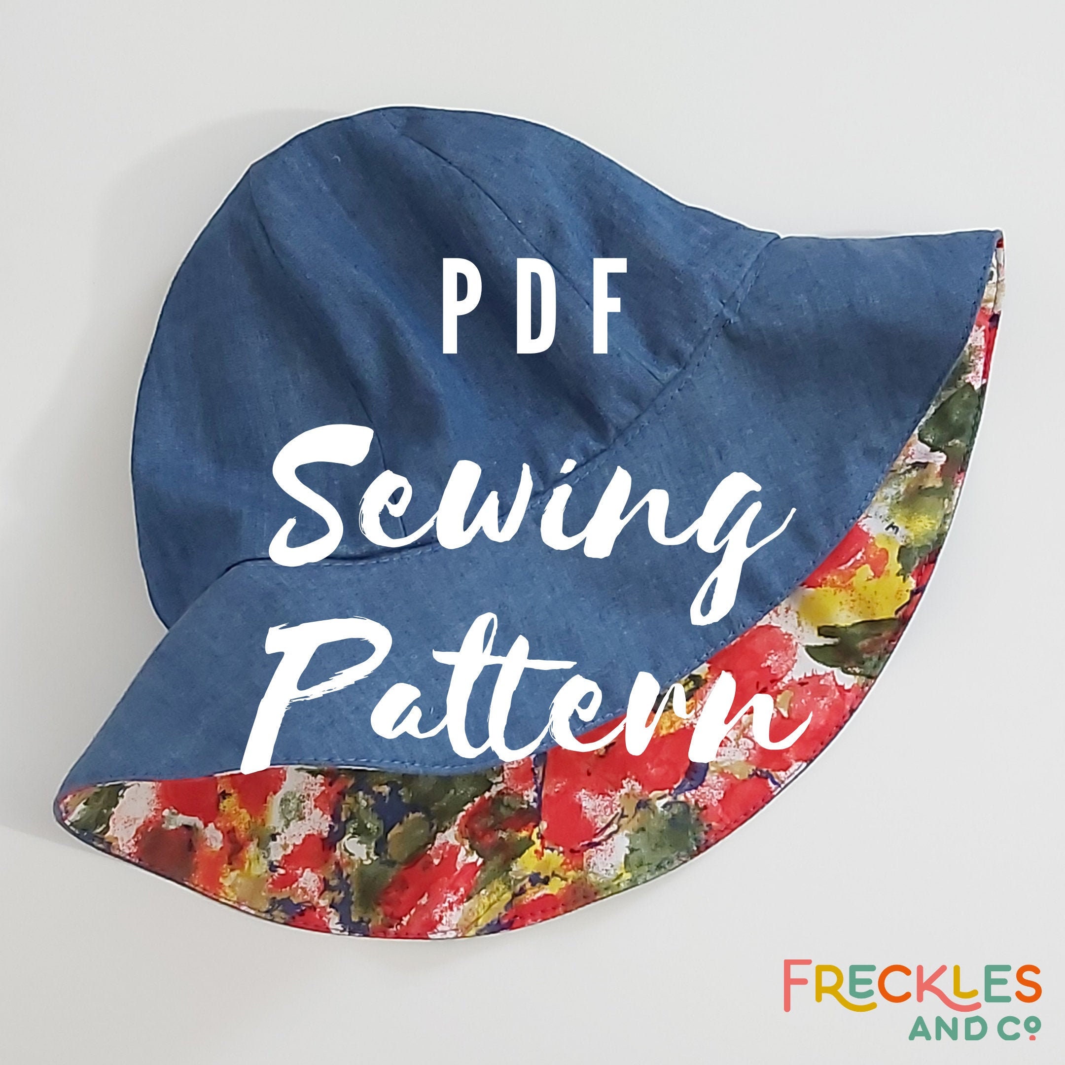 SEWING PATTERN Reversible Sun Hat PDF Sewing Pattern - Etsy UK