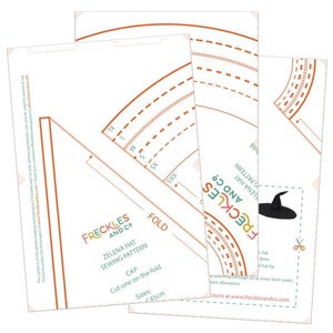 Wicked Witches Hat PDF SEWING PATTERN Download Sizes Kids to Adults - Etsy