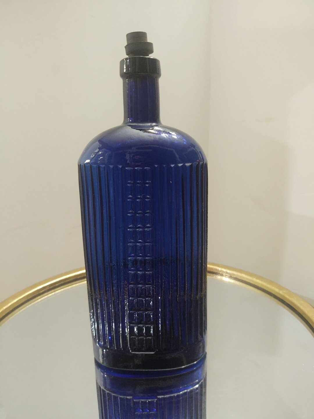 Antique Cobalt Blue Poison Bottle - Etsy
