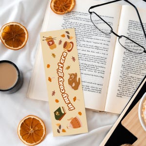 Printable Cozy Fall Season Bookmarks L Set of 4 Ready-to-print ...