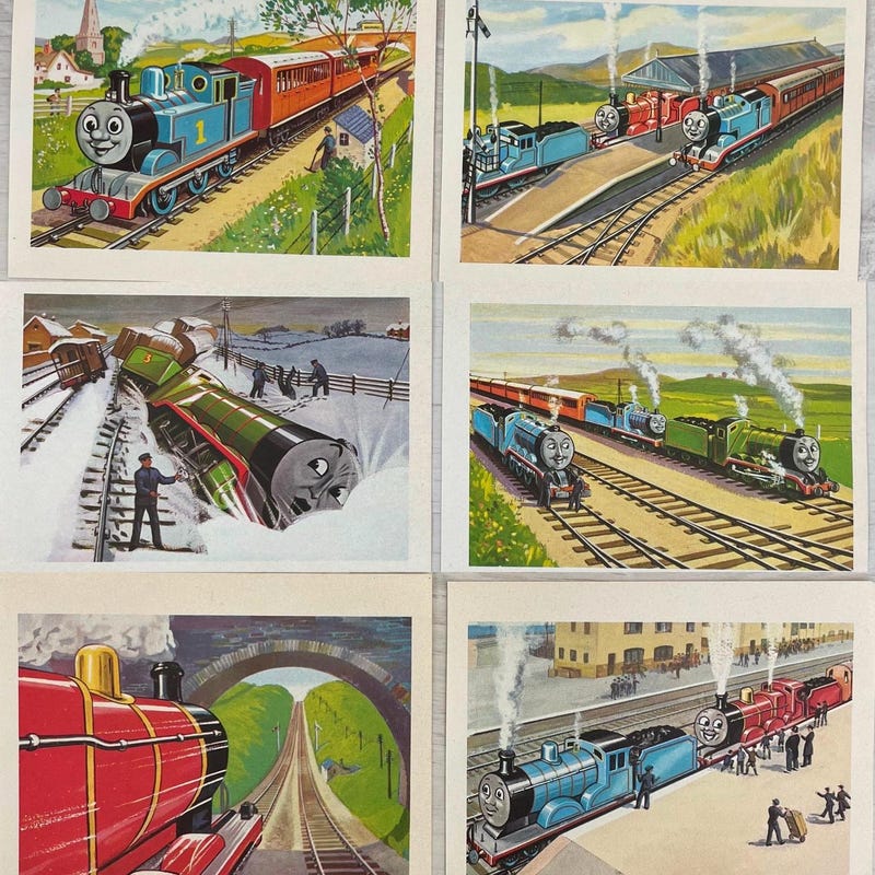 Thomas the Tank Engine Poster - Etsy