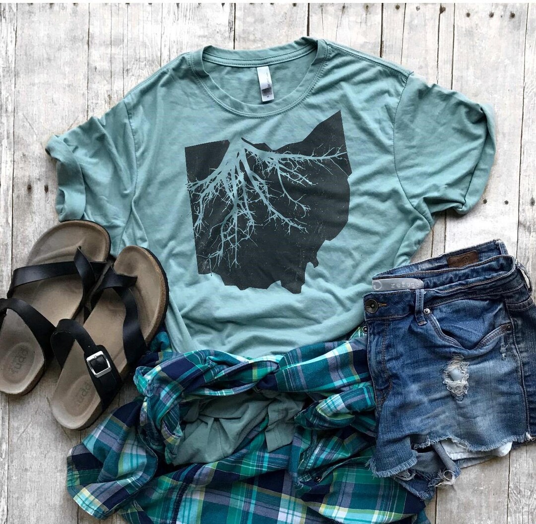 Ohio Roots Shirt Vintage Ohio Shirt Blame It All on My Roots Ohio State ...