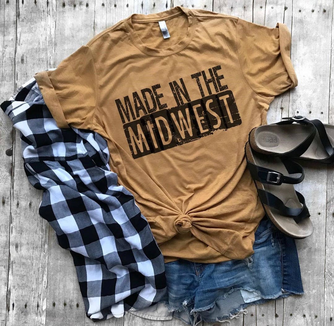 Made in the Midwest Shirt Midwest Pride Shirt I Love the Midwest ...