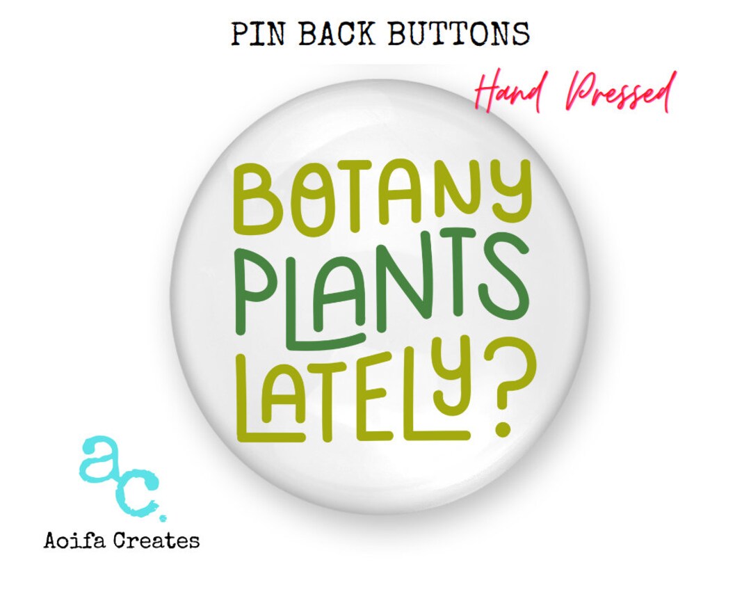 Plant Buttons Pins, Buttons Pins Cute, Buttons for Coat, Button Badges ...