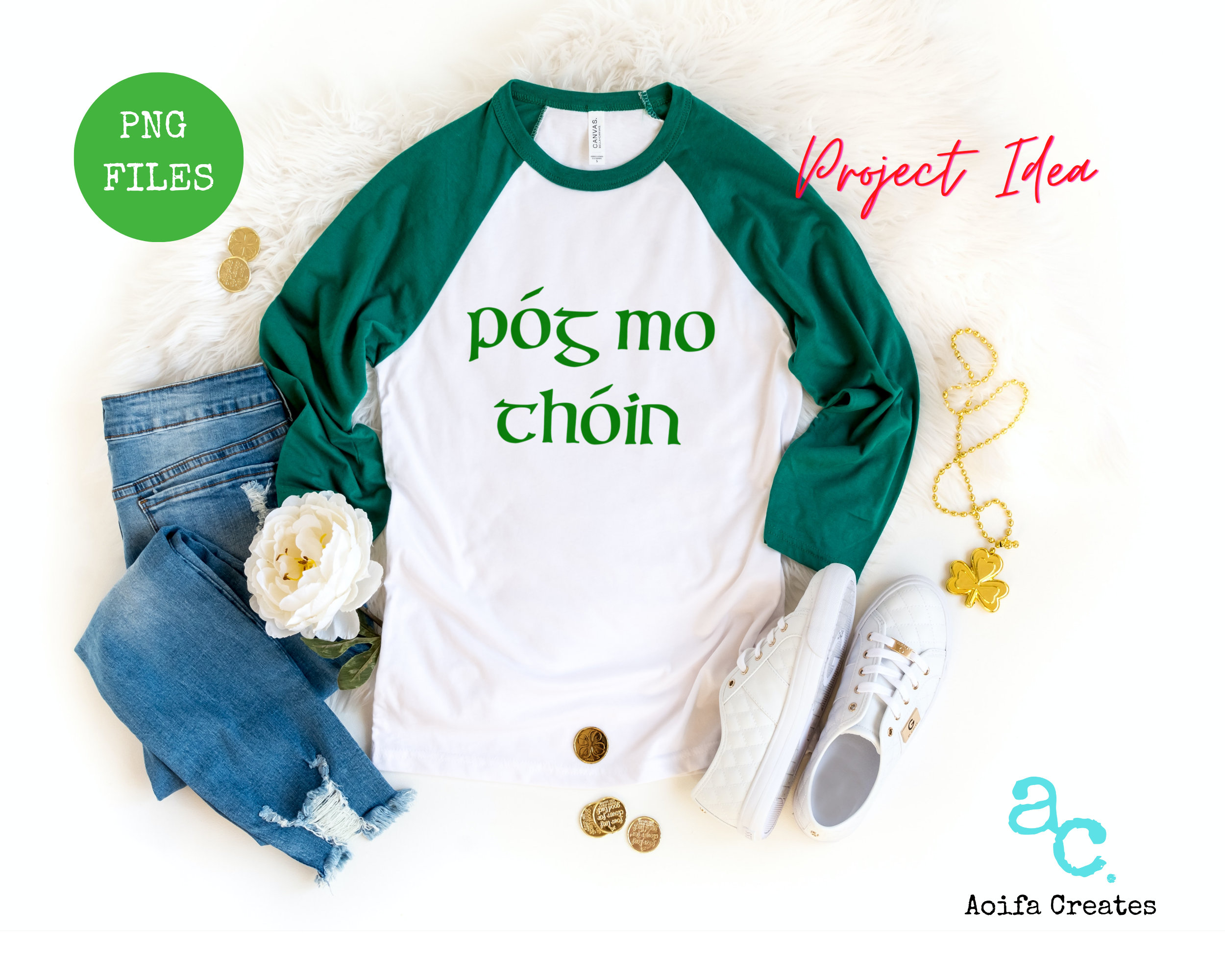 Pog Mo Thoin Irish Gaelic PNG Files - St. Patrick's Day (digital ...