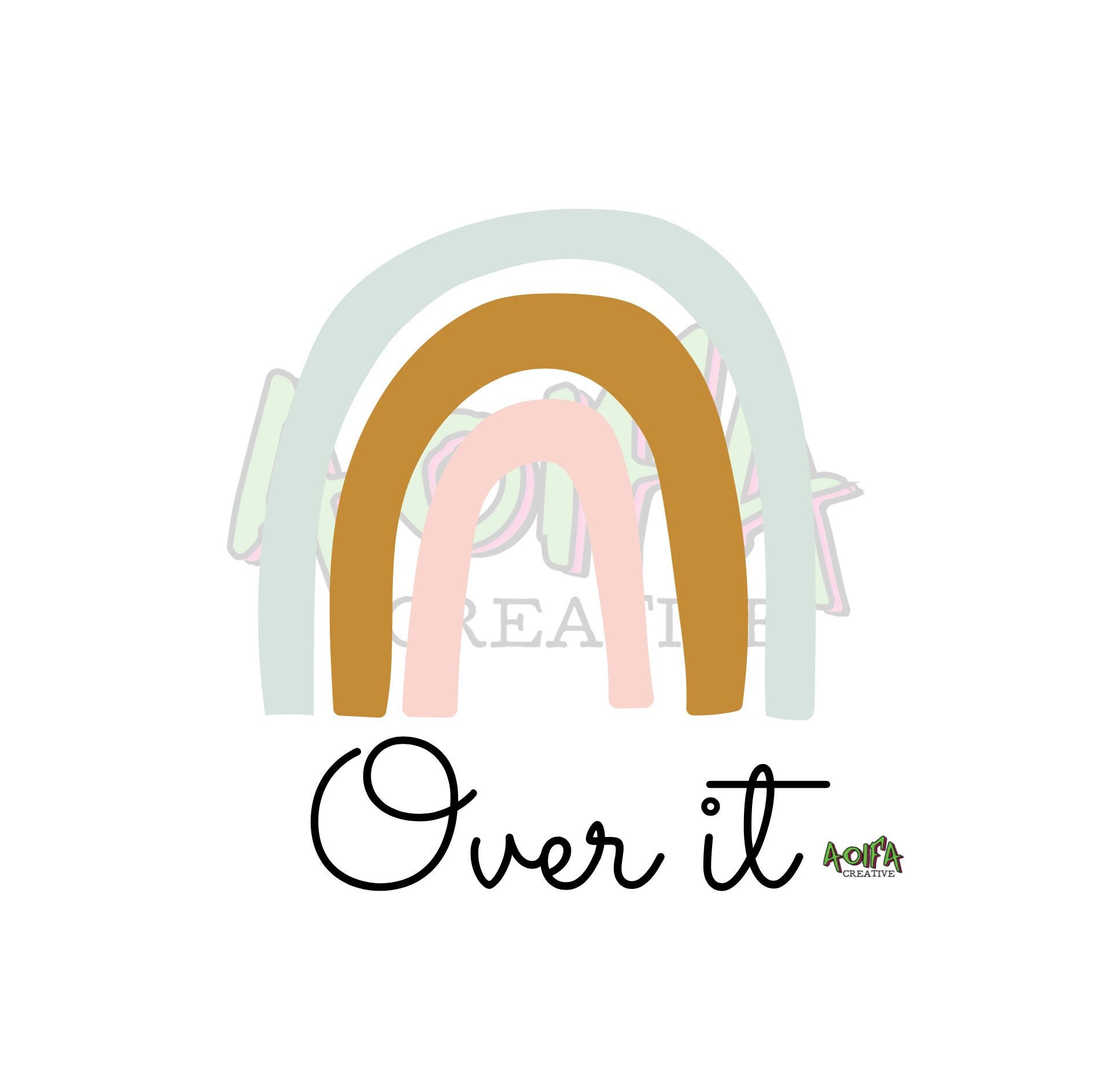 DIGITAL DOWNLOAD Over It SVG Png Sublimation, Stickers, Printmaking ...