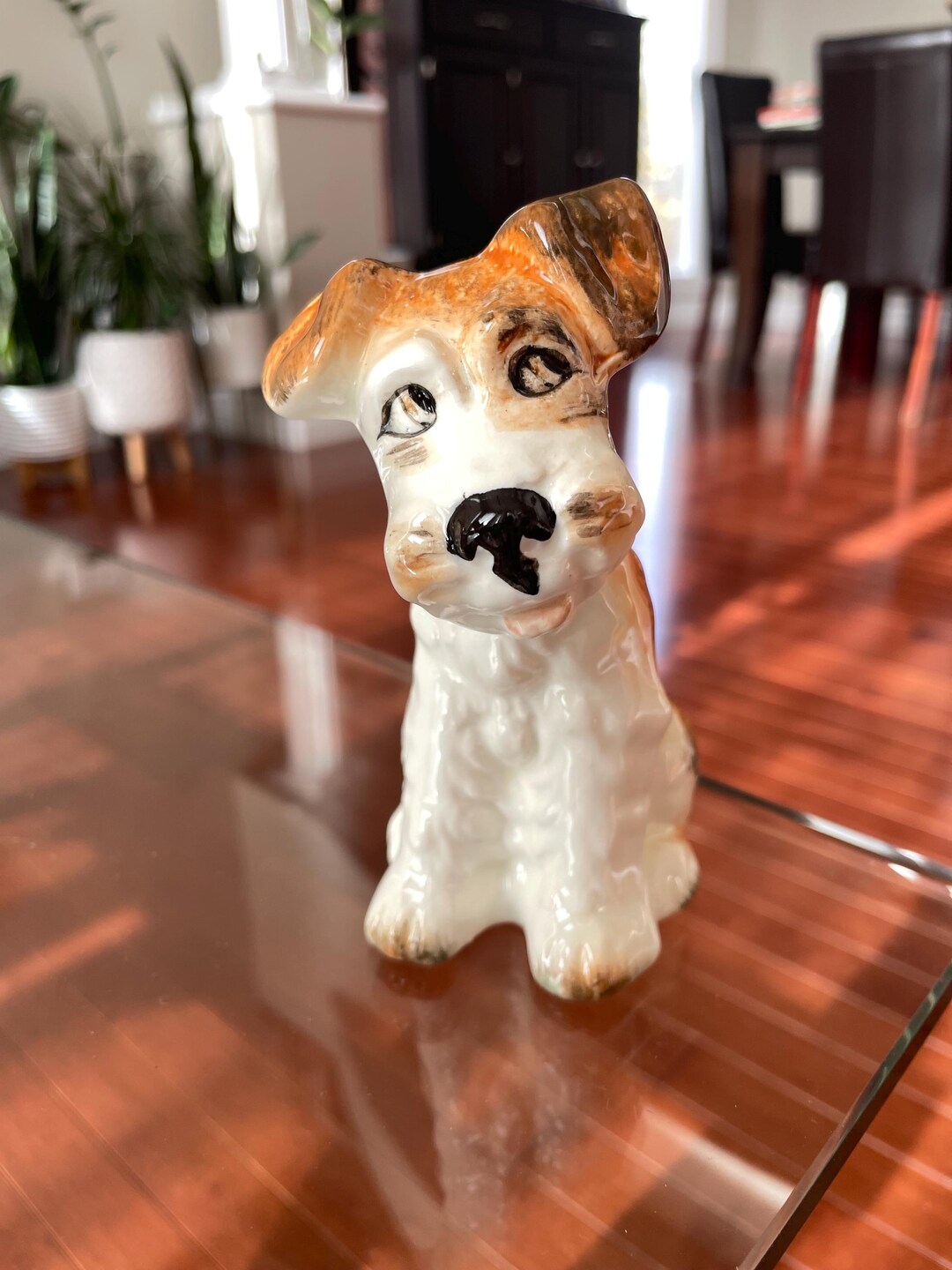 Antique Sylvac Pottery Dog Figurine, Made in England, Terrier Ceramic ...