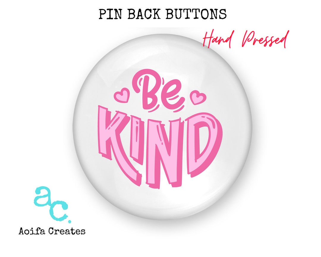 Kindness Buttons Pins, Buttons for Coat, Badges, Button Badges Anti ...