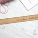 Personalized Wooden Ruler, Unique Desk Accessory, Personalization, Text ...