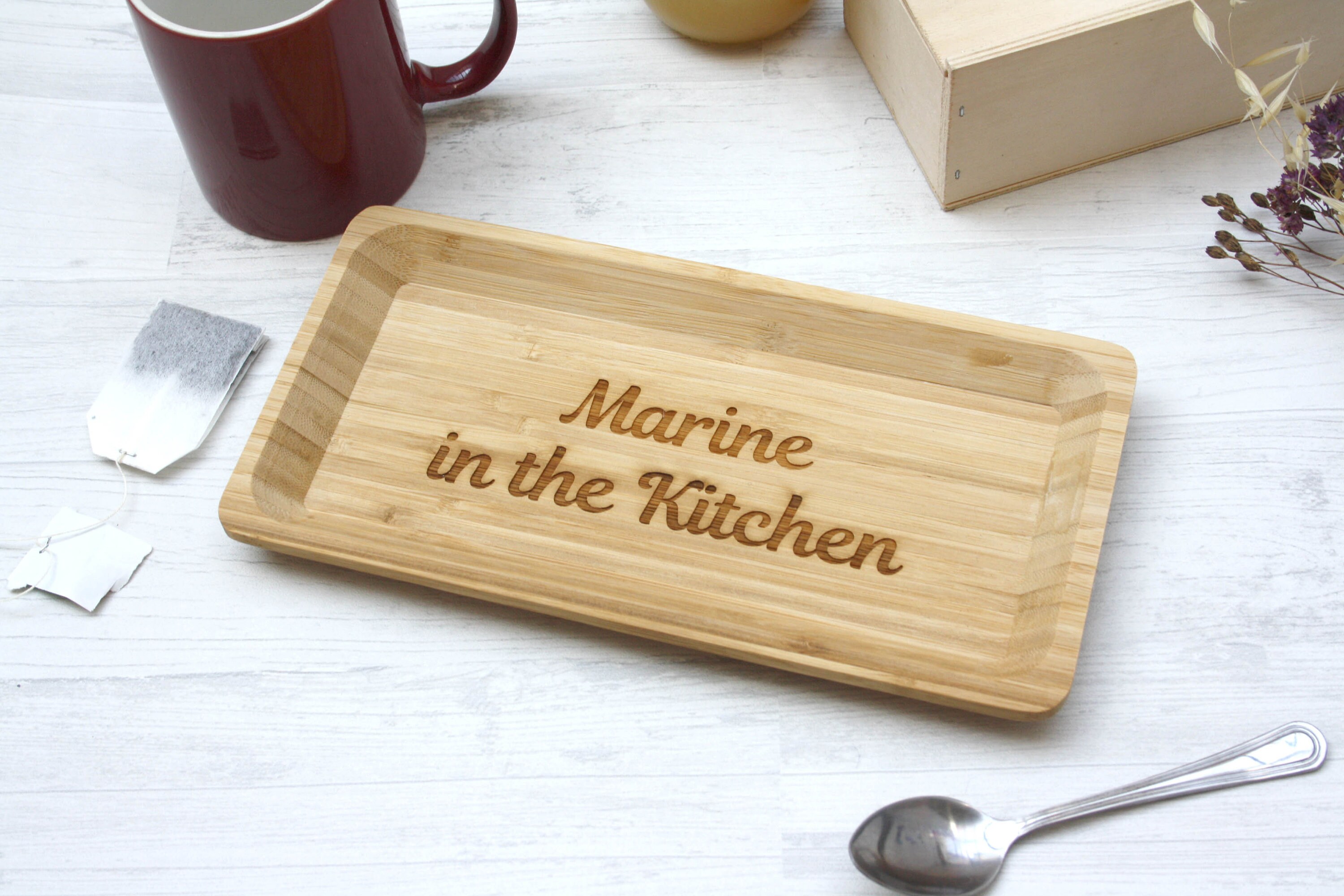 Custom Wooden Plate Personalized With Your Text Engraved - Etsy