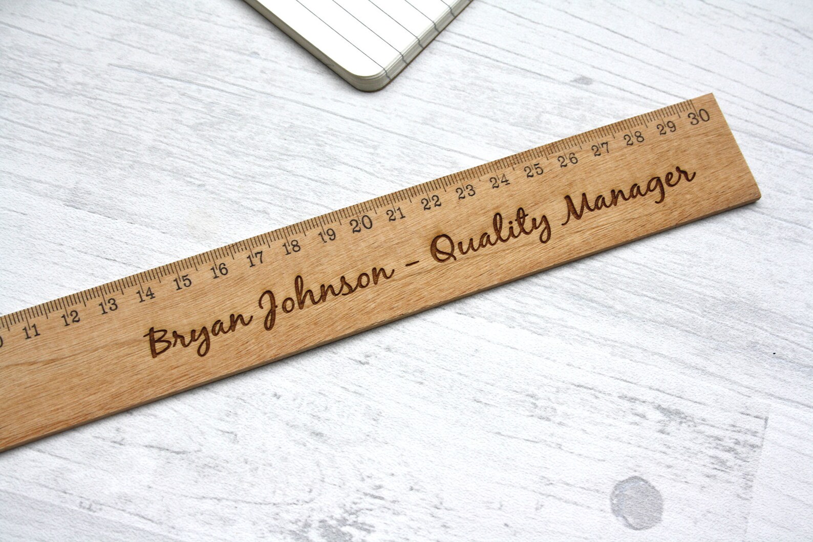 Personalized Wooden Ruler Unique Desk Accessory - Etsy UK