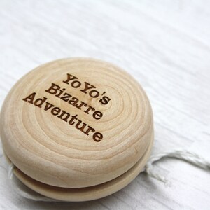 Wooden Yoyo, Personalized Birthday Aniversary Gift, Engraved With Your ...