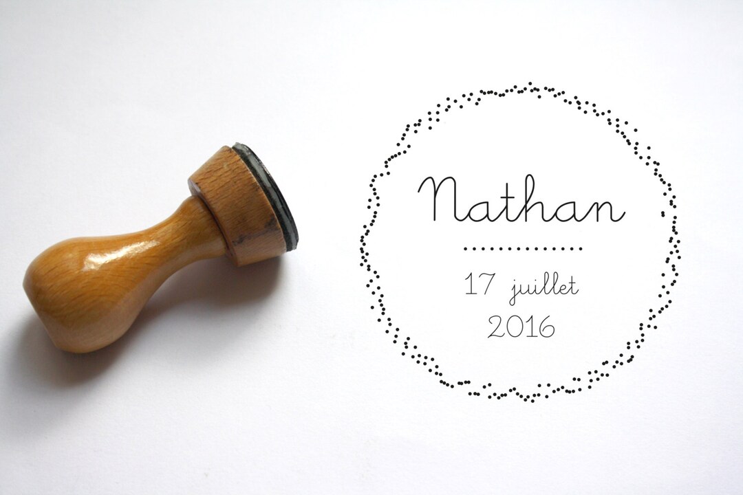 Personalized Birth Announcement Stamp, Baby Shower, to Celebrate Your ...