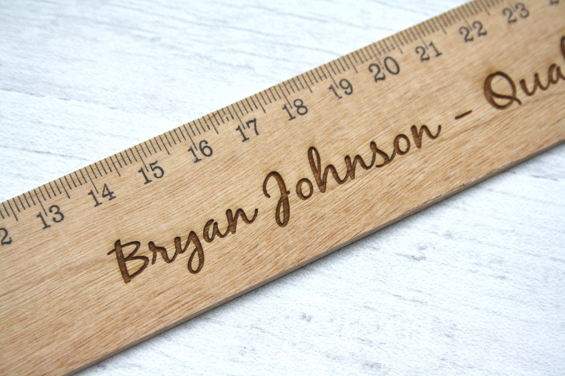 Personalized Wooden Ruler Unique Desk Accessory - Etsy UK