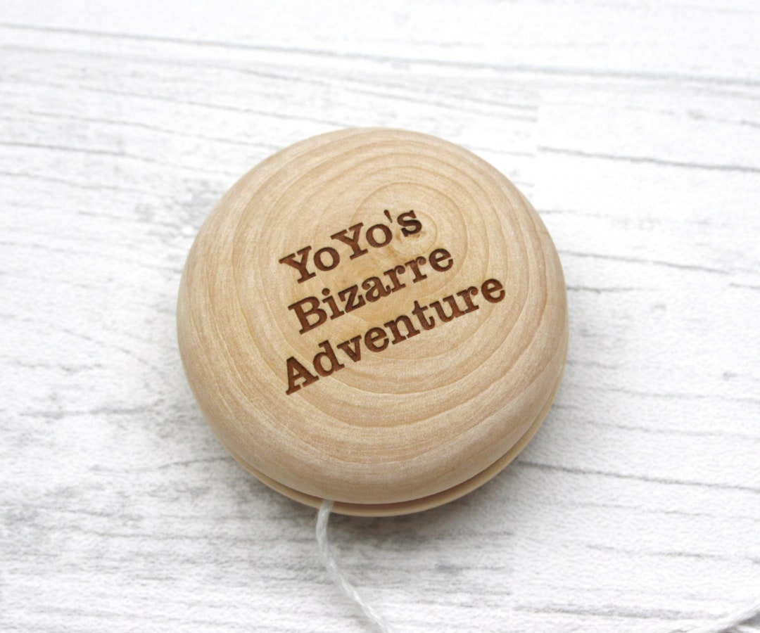 Wooden Yoyo, Personalized Birthday Aniversary Gift, Engraved With Your ...