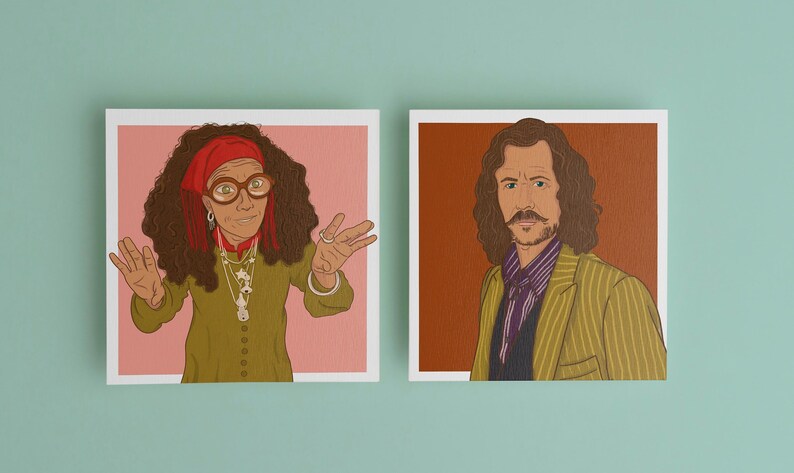 Divination Delights: Professor Sybill Trelawney Illustration From Harry ...